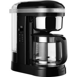 KitchenAid Filterkaffeemaschine "5KCM1209EOB ONYX BLACK", schwarz (onyx schwarz), 1,7 l, 12, Kaffeemaschinen, Drip-Kaffeemaschine mit spiralf&ouml;rmigem Wasserauslass, Filterkaffeemaschine