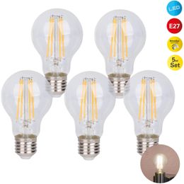 N&auml;ve N&Auml;VE LED-Leuchtmittel "Daffy", Energieeffizienz: E, wei&szlig;, &Oslash;:6cm, Leuchtmittel, 5er Set, LED-Leuchtmittel