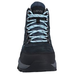 Wanderschuh Hi-Tec "Hi-Tec Stiefel Bandera Expedition WP Frauen", Damen, Gr. 38, Normalschaft, saestorm, nieselregen, corydalis, blau, Obermaterial: 60% Rindswildleder/30% Kunstfell/10% Synthetik Futter: 100% Textil Innensohle: 90% EVA/10% Textil Laufsohle: 100% Synthetik, Schuhe Wanderschuh