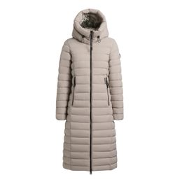 Steppmantel Khujo "Steppjacke Imes-YM", Damen, Gr. L, beige (dusty beige), Obermaterial: 100% Polyester PES. Obermaterial: Futter: 100% Nylon NY. 100% Polyester PES., M&auml;ntel Steppmantel