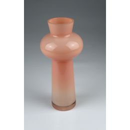 Dekovase AM Design "aus Glas", rosa, B:13cm H:29cm, Glas, Vasen, Dekovase, 2er Set, BxH: 13x29 cm