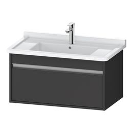 Duravit Waschtischunterschrank Ketho 80x45,5cm, graph ma, 1 Ausz., wandh&auml;ngend (KT666404949)