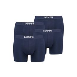 Levi's Boxershorts LEVI'S "Boxershort 4er Pack", Herren, Gr. XL, blau, Obermaterial: 95% Baumwolle CO. 5% Elasthan EL., Unterhosen Boxershorts