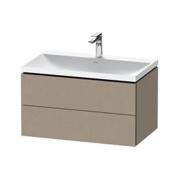 Duravit M&ouml;bel-Set L-Cube 80x48x48cm, m Hahnl., lei, 2 Schubk&auml;sten (LC6951O75750000)