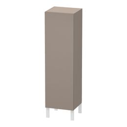 Duravit Halbhochschrank L-Cube 40x36,3x132cm, T&uuml;r links, basalt matt (LC1178L4343)