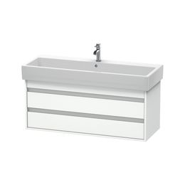 Duravit Waschtischunterschrank Ketho 115x44cm, we ma, 2 Schubk., wandh&auml;ngend (KT663901818)
