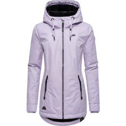 Winterjacke Ragwear "Winterjacke Zuzka Winter", Damen, Gr. XXL, lila (lavender24), Obermaterial: 100% Polyester PES. Obermaterial: Futter: 100% Polyester PES. 100% Polyester PES., Jacken Winterjacke