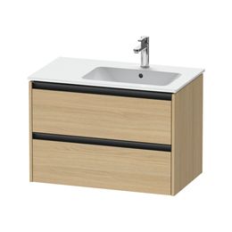 Duravit Waschtischunterschrank Ketho.2 81x48x54,9cm, f WT m Beck. re, Ei natur (K25268030300000)
