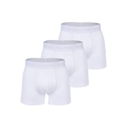 Marc O'Polo Boxershorts MARC O'POLO "Boxershort 3-PACK BOXER 3er Pack", Herren, Gr. M, wei&szlig;, Obermaterial: 95% Baumwolle CO(Bio). 5% Elasthan EL., Unterhosen Boxershorts
