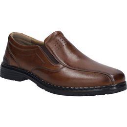Slipper Josef Seibel "Alastair 19, cognac", Herren, Gr. 47, braun (cognac), Obermaterial: 100% Rindsleder Leather cow., Schuhe Slipper