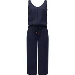 Jumpsuit Ragwear "Jumpsuit Suky", Damen, Gr. XXL, N-Gr, blau (navy23), Obermaterial: 80% Viskose CV. 20% Polyester PES., Overalls Jumpsuit