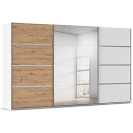 Kleiderschrank Rauch "Schwebet&uuml;renschrank OTTO&acute;s Choice Garderobe Schrank TOP ANGEBOT Avola", wei&szlig; (alpinwei&szlig;, eiche artisan, leisten chrom), B:360cm H:210cm T:62cm, Holzwerkstoff, Schr&auml;nke, Kleiderschrank, mit eleganten Zierleisten in Chrom, Schwarz oder Wei&szlig; MADE IN GERMANY