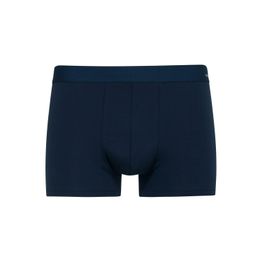 Boxershorts Calida "Boxershort New Boxer Cotton Code 1er Pack", Herren, Gr. 52-54, blau (dunkelblau), Obermaterial: 95% Baumwolle CO. 5% Elasthan EL., Unterhosen Boxershorts