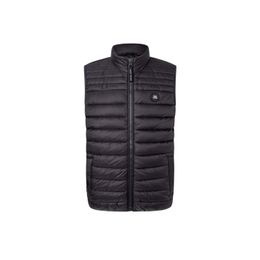 Steppweste Pepe Jeans "Steppweste BALLE GILLET", Herren, Gr. S, schwarz, Obermaterial: 100% Nylon NY., comfort fit normal, Westen Steppweste