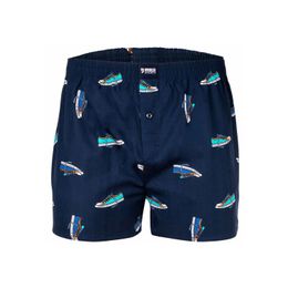 Webboxer Happy Shorts "Web-Boxershorts 1er Pack", Herren, Gr. L, bunt (sneaker), Obermaterial: 100% Baumwolle CO., Unterhosen Webboxer
