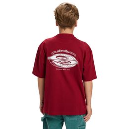 T-Shirt Quiksilver "Mercury Worldwide", Jungen, Gr. 14, biking rot, Obermaterial: 100% Walkfrottier;, Shirts T-Shirt