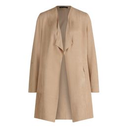 Jackenblazer Betty Barclay "Blazer-Jacke ohne Verschluss", Damen, Gr. 36, beige, Obermaterial: 92% Polyester PES. 8% Elasthan EL., Blazer Jackenblazer