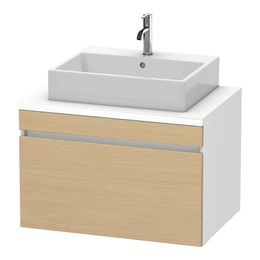 Duravit Waschtischunterschrank DuraStyle 80x54,8cm, E na/we ma, f Kons, 1 Ausz. (DS531203018)