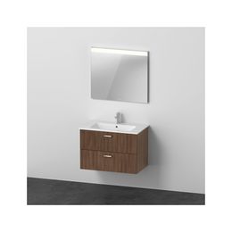 Duravit M&ouml;bel-Set XBase 2 Schubk&auml;sten, 83cm, Nussbaum dunkel (XB0071021210000)