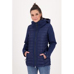 Steppjacke DEPROC Active "GILMOUR AIMEE Women", Damen, Gr. 36/38 (M), blau (navy), 100% Polyester, figurbetont, mit innenliegendem Gummizug, Jacken Steppjacke, auch in Gro&szlig;en Gr&ouml;&szlig;en erh&auml;ltlich