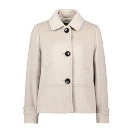 Wolljacke Gil Bret "Wolljacke mit Kragen", Damen, Gr. 44, beige, Obermaterial: 40% Polyacryl PAN. 30% Polyester PES. 22% Wolle mw. 5% Polyamid PA. 3% sonstige Fasern AF., Jacken Wolljacke