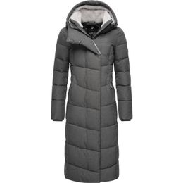 Wintermantel Ragwear "Wintermantel Pavla Long", Damen, Gr. S, grau, Obermaterial: 100% Polyester PES. Obermaterial: Futter: 100% Polyester PES. 100% Polyester PES., M&auml;ntel Wintermantel