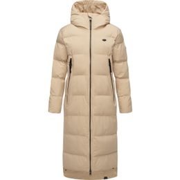 Wintermantel Ragwear "Wintermantel Patrise", Damen, Gr. XXL, grau (taupe24), Obermaterial: 100% Polyester PES. Obermaterial: Futter: 100% Polyester PES. 100% Polyester PES., M&auml;ntel Wintermantel