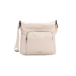 Umh&auml;ngetasche Tamaris "Umh&auml;ngetasche TAS Khiria", Damen, Gr. B/H/T: 27cm x 25cm x 5,5cm 0, beige (beige 400), Polyester, Taschen Umh&auml;ngetasche