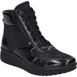 Stiefelette Josef Seibel "Calais 02, schwarz", Damen, Gr. 38, schwarz, Obermaterial: 100% Rindsleder Leather cow., Schuhe Stiefelette