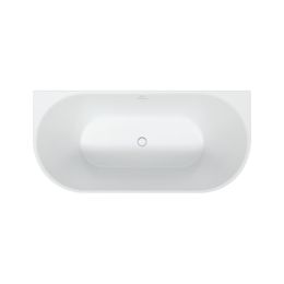 Duravit Badewanne oval DuraSenja 170x80x58,5cm, w, Vorw., RS 2, m FG+A&Uuml;L (700582000000000)