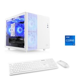 CSL PC "Cube V24167", wei&szlig;, Microsoft Windows 11 Home (64 Bit), 16 GB RAM 500 GB SSD, Desktop-PCs, PC