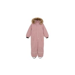 Schneeoverall Minymo "Schneeoverall MISnow", M&auml;dchen, Gr. 98, N-Gr, rosa (woodrose), Obermaterial: 100% Polyester PES., Overalls Schneeoverall