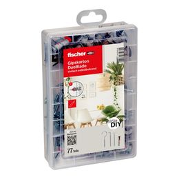 Fischer Gipskarton DuoBlade easyDIY Box + Schraube (77 Teile) (548857)