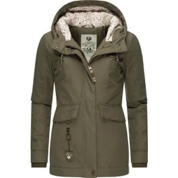 Wintermantel Ragwear "Winterjacke Jazmin Remake II Intl.", Damen, Gr. XL, gr&uuml;n (olive), Obermaterial: 100% Polyester Pol. recyc.. Obermaterial: Futter: 100% Polyester Pol. recyc.. 100% Polyester PES., M&auml;ntel Wintermantel