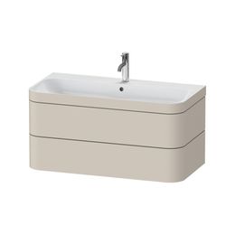 Duravit M&ouml;belwaschtisch-Unterschrank Happy D.2 Plus 97,5x49cm, 1 HL, Tau matt, 2 Schubk&auml;sten (HP4638O8383)