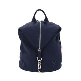Rucksack SURI FREY "Rucksack SFY Romy", Damen, Gr. B/H/T: 25cm x 27cm x 14cm, blau (blau 500), PVC, Rucks&auml;cke Rucksack