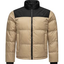 Outdoorjacke Ragwear "Outdoorjacke Stafen", Herren, Gr. M, grau (taupe), Obermaterial: 100% Polyester PES. 100% Nylon NY. Obermaterial: Futter: 100% Polyester PES. 100% Polyester PES., Jacken Outdoorjacke