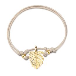 Armband AILORIA "Armband beige/silber JUNGLE", gold, Armb&auml;nder, Damen, Edelstahl, Armband