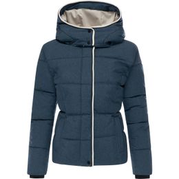 Winterjacke Ragwear "Winterjacke Gleama Melange YOUMODO", Damen, Gr. XS, blau (navy), Obermaterial: 100% Polyester PES. Obermaterial: Futter: 100% Polyester PES. 100% Polyester PES., Jacken Winterjacke