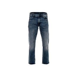 G-Star Raw Skinny-fit-Jeans G-STAR "Jeans Mosa Straight Faded Atlantic Ocean", Herren, Gr. 31, N-Gr, blau (blau (faded cascade)), Obermaterial: 99% Baumwolle CO. 1% Elasthan EL., Jeans Skinny-fit-Jeans