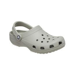 Clog Crocs "Classic", Damen, Gr. 41, grau (hellgrau), Obermaterial: 50% Polyester PES. 50% Sonstiges Material (Ananasfaser) AM_PF ., Schuhe Clog
