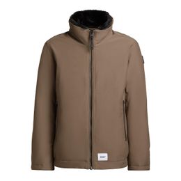 Outdoorjacke Khujo "Outdoorjacke Huey", Damen, Gr. S, gr&uuml;n (dull gr&uuml;n), Obermaterial: 83% Polyester PES. 17% Elasthan EL. Obermaterial: Futter: 100% Nylon NY. 100% Polyester PES., Jacken Outdoorjacke