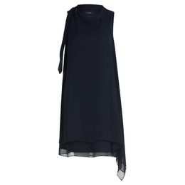 Cocktailkleid Vera Mont "Cocktailkleid ohne Arm", Damen, Gr. 48, EURO, blau (night sky), 100% Polyester PES., Kleider Cocktailkleid