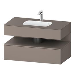 Duravit Einbauwaschtisch-M&ouml;bel-Set Qatego 100x55x60cm, ba m, Kon-WTU, Nischenb (QA4786043430010)