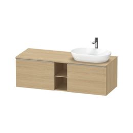 Duravit Waschtischunterschrank D-Neo 140x55cm, 2 A, 1 Pl, B R, ES geb/Ei Nat (DE4950R70300000)