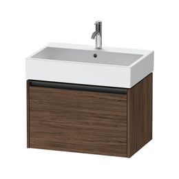 Duravit Waschtischunterschrank Ketho.2 68,4x46cm, Nussb dkl., 1 Ausz., wandh&auml;ngend (K25076021210000)