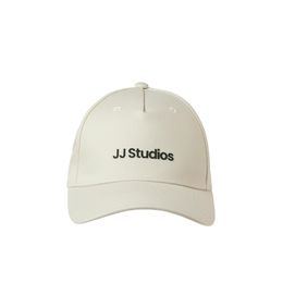 Jack & Jones Baseball Cap JACK & JONES "JACBASE SOHO CAP LN", Herren, gelb (moonbeam), Baumwolle, unifarben, Caps Baseball Cap, mit Logostickerei