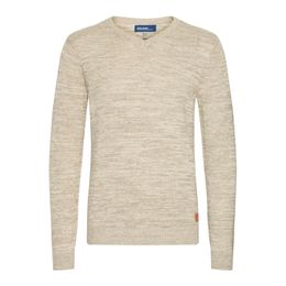 Strickfleece-Pullover Blend "Strickpullover BHDansel", Herren, Gr. XXL, beige (bone wei&szlig;), Obermaterial: 50% Baumwolle CO. 50% Polyacryl PAN., Pullover Strickfleece-Pullover