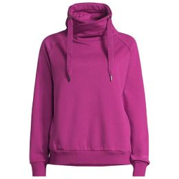 Sweatshirt SALZHAUT "Sweatshirt SCHARNT&Uuml;DER", Damen, Gr. XS, lila (plum), Obermaterial: 80% Baumwolle CO. 20% Polyester PES., Sweatshirts Sweatshirt