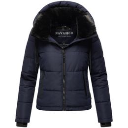 Steppjacke Navahoo "Steppjacke Mit Liebe XIV", Damen, Gr. L, blau (navy), Obermaterial: 100% Polyester PES. Obermaterial: Futter: 100% Polyester PES. 100% Polyester PES., Jacken Steppjacke
